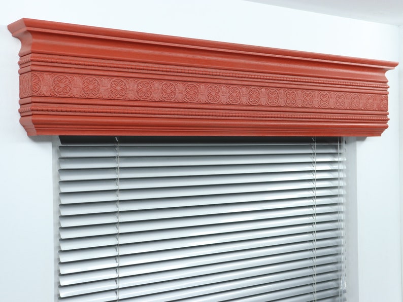 Window Valance Cornice Board Pelmet Box Wooden Mod. 5 - Etsy
