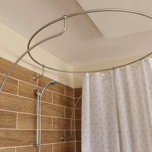 Circle Shaped 360 Degrees Shower Curtain Rod for Bathroom Fitting and ...