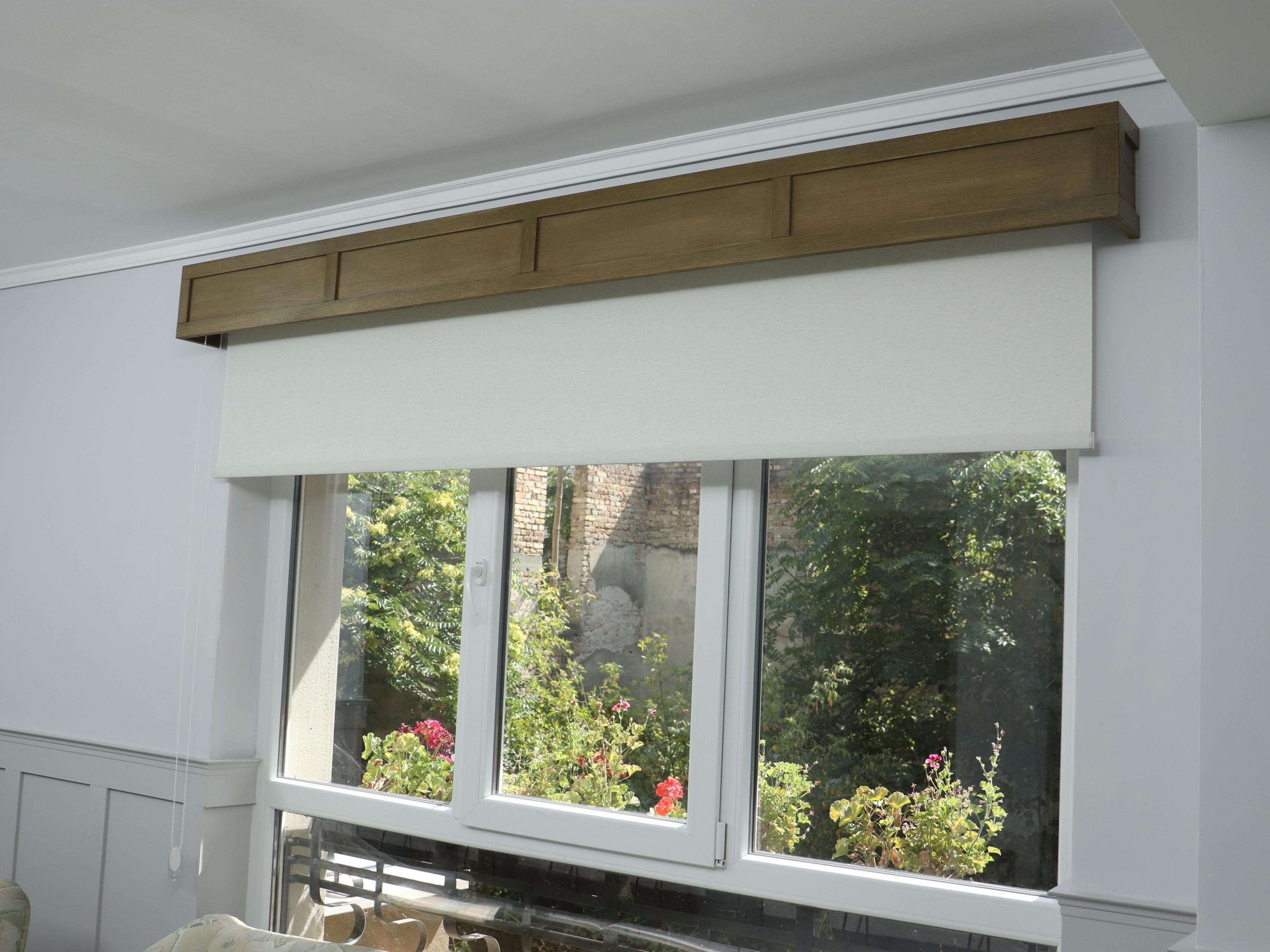 Window Valance, Cornice Board, Pelmet Box- Veneered MDF OAK Mod. 110 ...