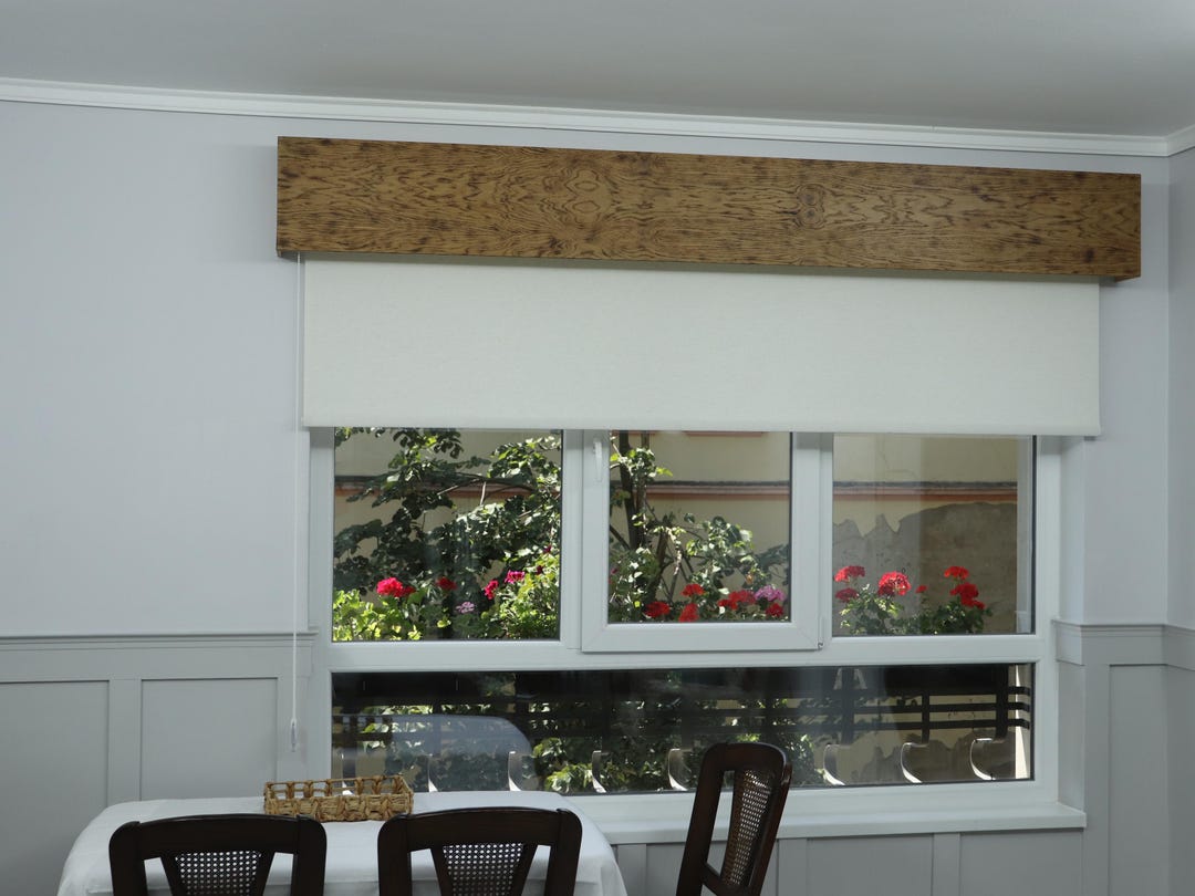 Rustic Window Valance, Cornice Board, Pelmet Box, Curtain Box- Veneered ...