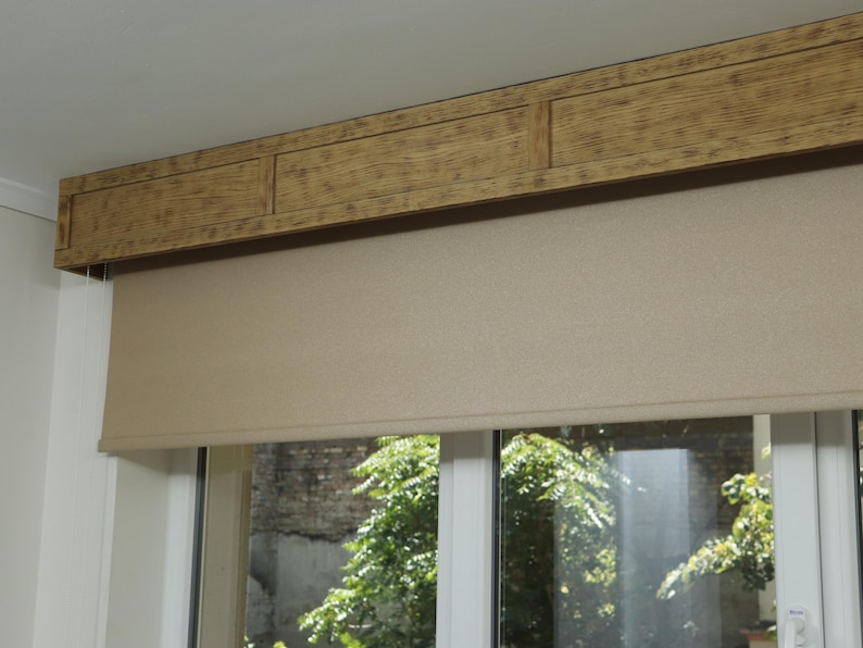 Rustic Window Valance, Cornice Board, Pelmet Box, Curtain Box- Veneered ...