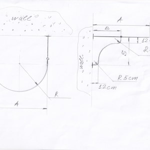 U-shaped Shower Curtain Rod for Bathroom, Fitting and Dressing Room for ...