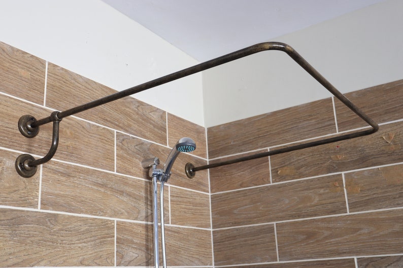 U Shaped Curved 180 Degrees Shower Curtain Rod for Bathroom - Etsy