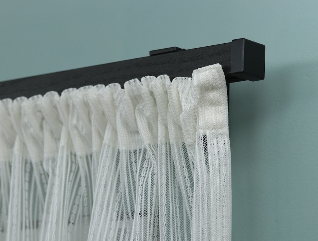 Single Wooden Window Rail, Veneered MDF OAK Profile and Aluminum Rail ...