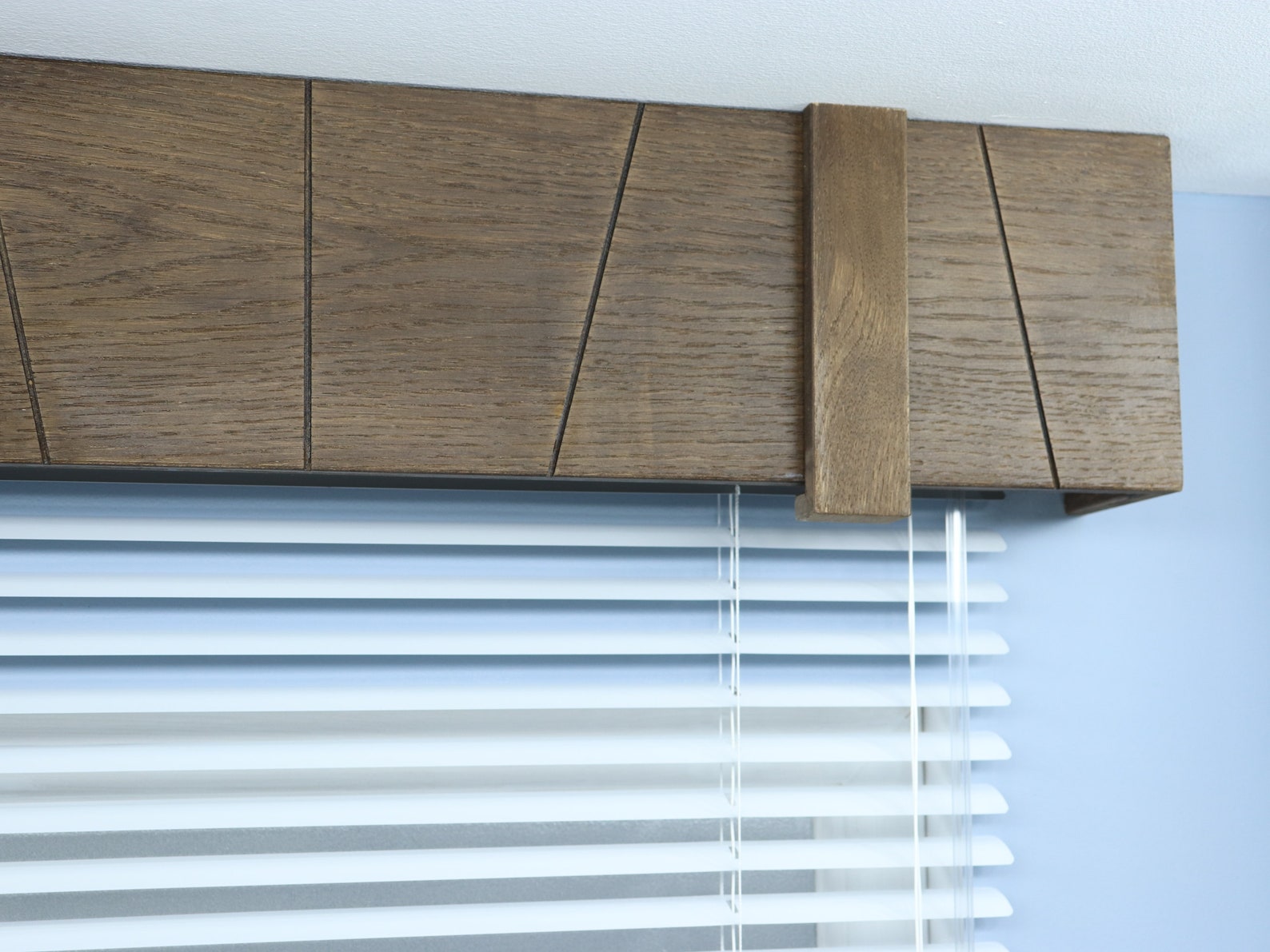 Window Valance, Cornice Board, Pelmet Box- Veneered MDF OAK Mod. 103 ...