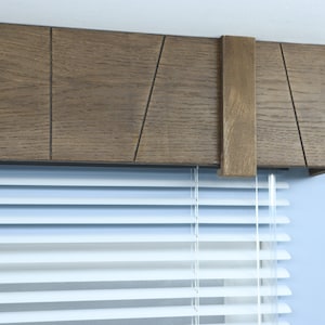 Window Valance, Cornice Board, Pelmet Box- Veneered MDF OAK Mod. 103 ...