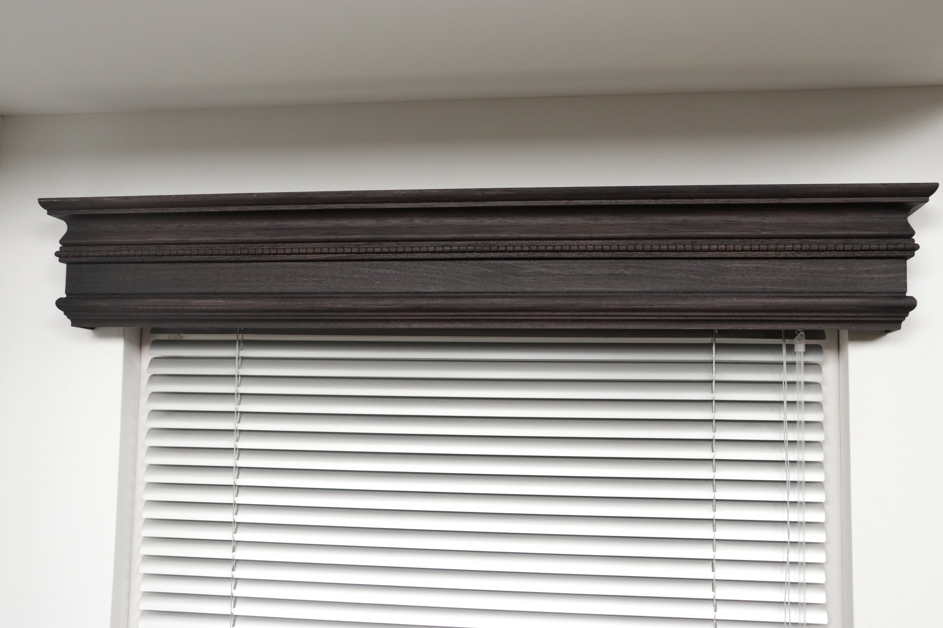 Window Valance Cornice Board Pelmet Box Wooden Mod. 6 | Etsy UK
