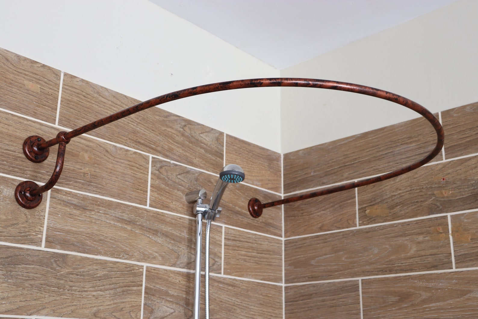 U Shaped Oval 180 Degrees Shower Curtain Rod for Bathroom - Etsy Australia