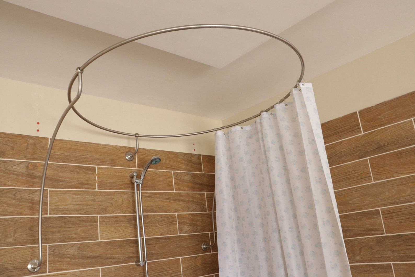 Circle Shaped 360 Degrees Shower Curtain Rod for Bathroom Fitting and ...