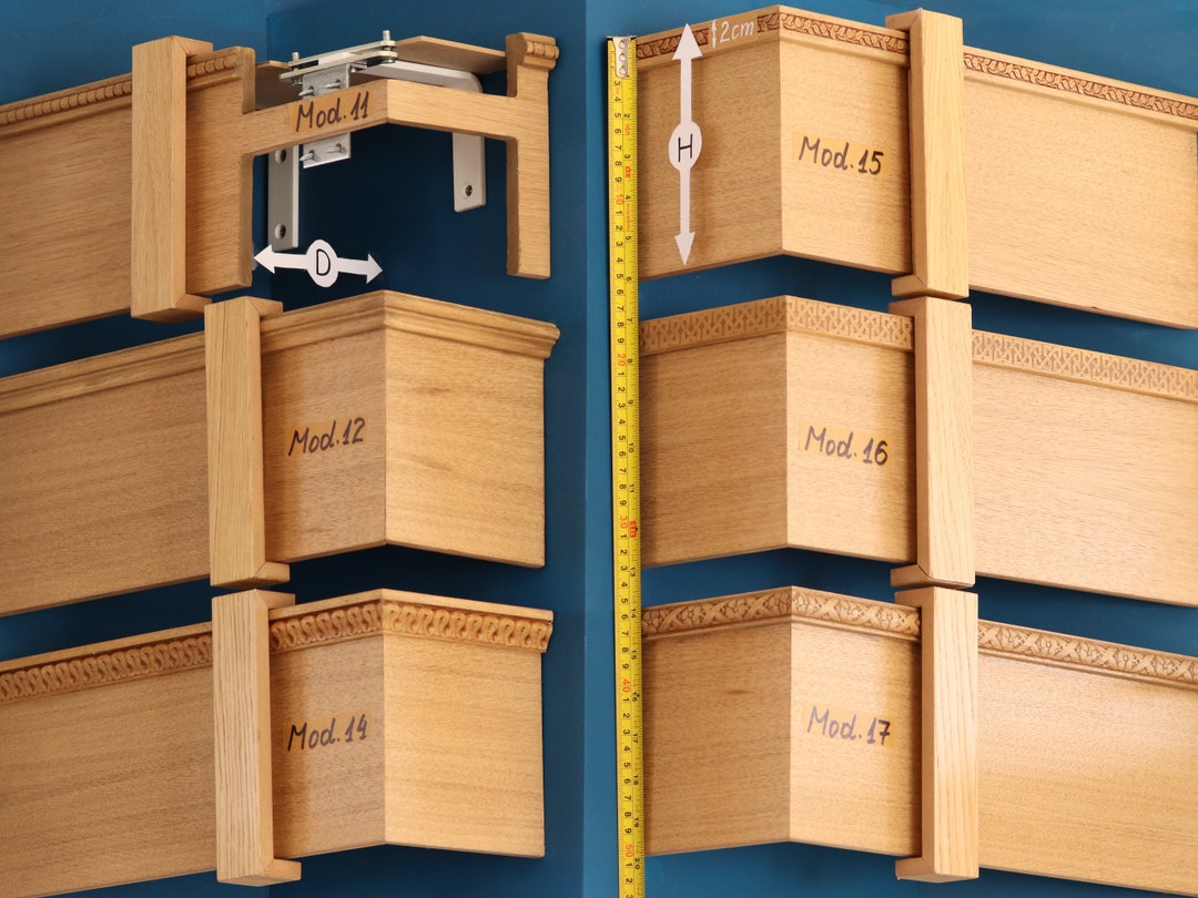 Window Valance, Cornice Board, Pelmet Box, Curtain Box- Veneered MDF ...