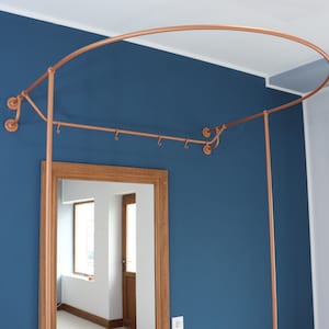 U Shaped Standing Oval Fitting and Dressing Room With Clothes Hanger ...