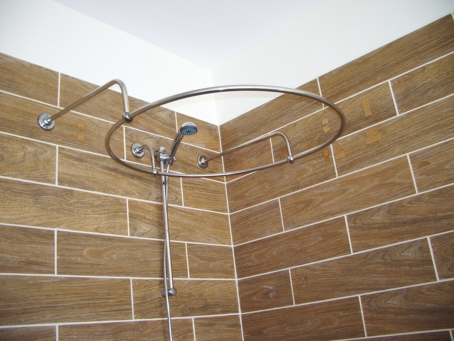 Circle Shaped 360 Degrees Shower Curtain Rod for Bathroom, Fitting and ...