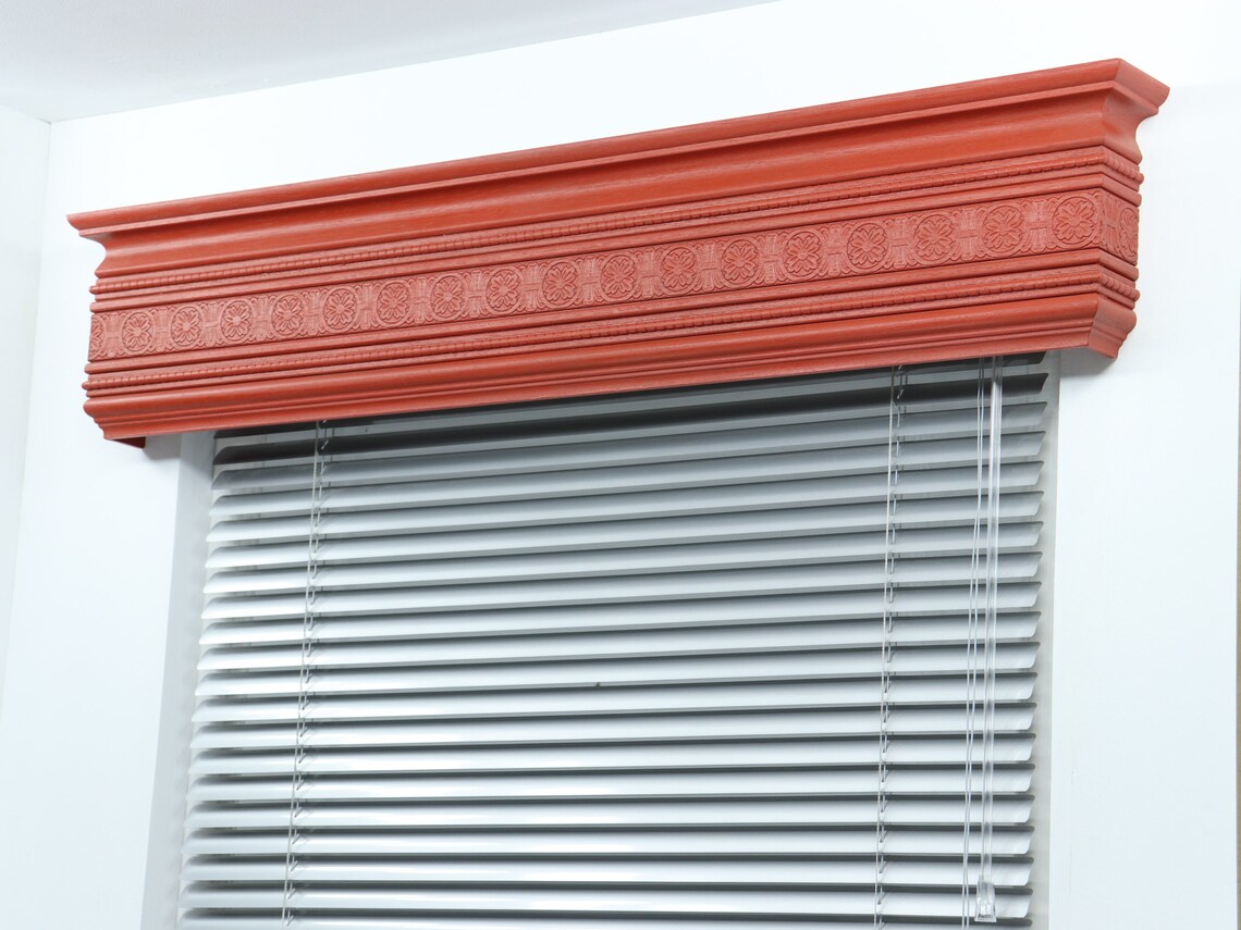 Window Valance Cornice Board Pelmet Box Wooden Mod. 5 - Etsy