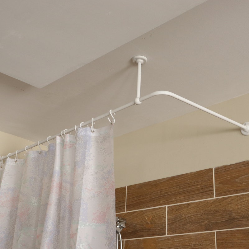 Corner Curtain Rod - Etsy