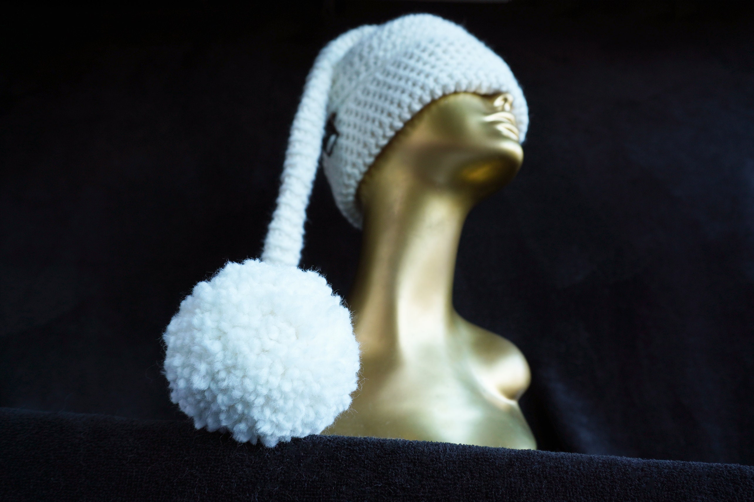 DIY Easy Crochet Long Tail Gnome Hat Pattern by Ilze, Quick and ...