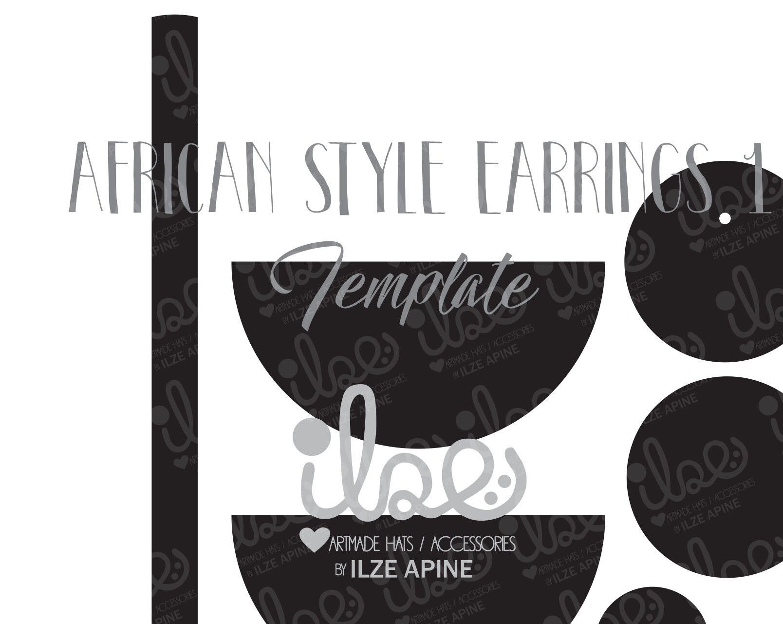 African Earrings Svg, DIY Leather STUD Earrings, Wood Vinyl Earrings ...