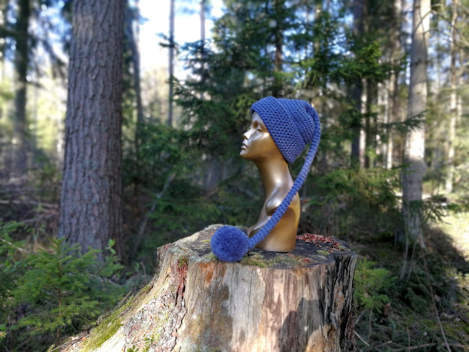 Long Tail Hat Pattern Easy Crochet Hat Pattern DIY Christmas - Etsy