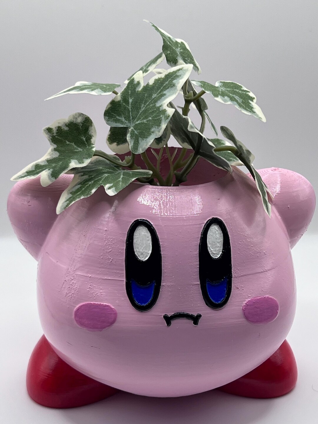 Kirby Pokemon Flower Succulent Pot Planter 3D Printed Hand Painted ...