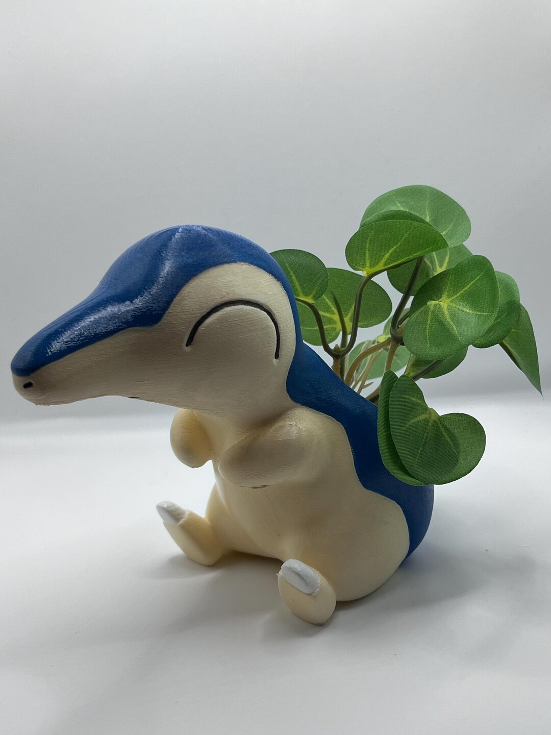 Cyndaquil Pokemon Flower Succulent Pot Planter 3D Printed Hand Painted ...