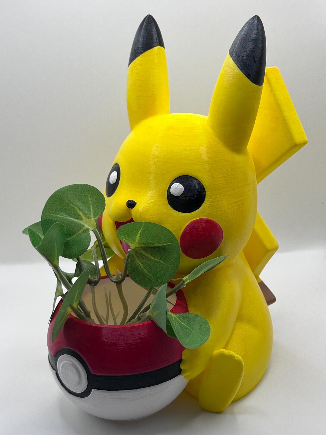 Pikachu Pokemon Flower Succulent Pot Planter 3D Printed Hand Painted ...
