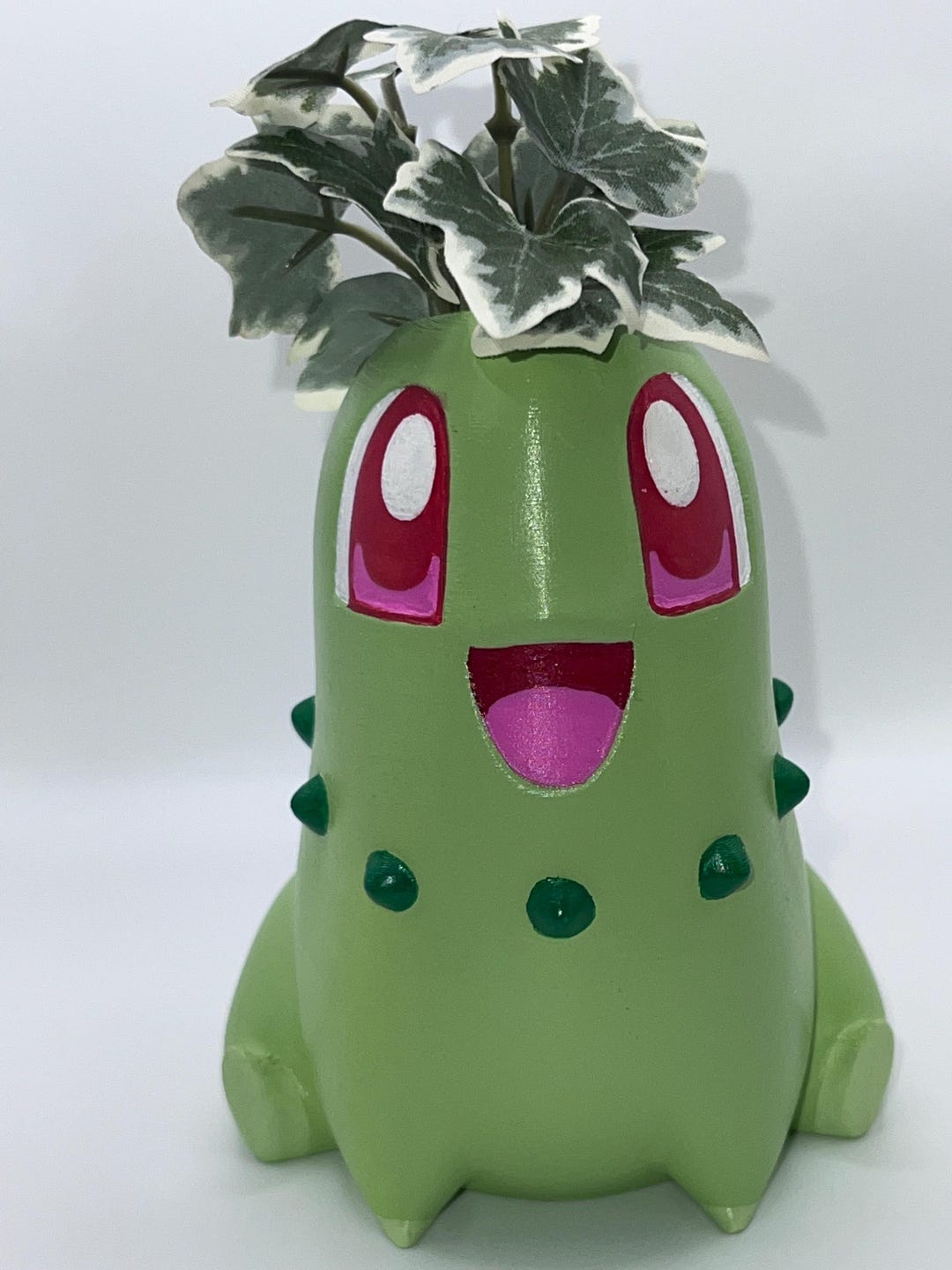 Chikorita Pokemon Flower Pot Planter Pencil Cup 3D Printed Hand Painted ...
