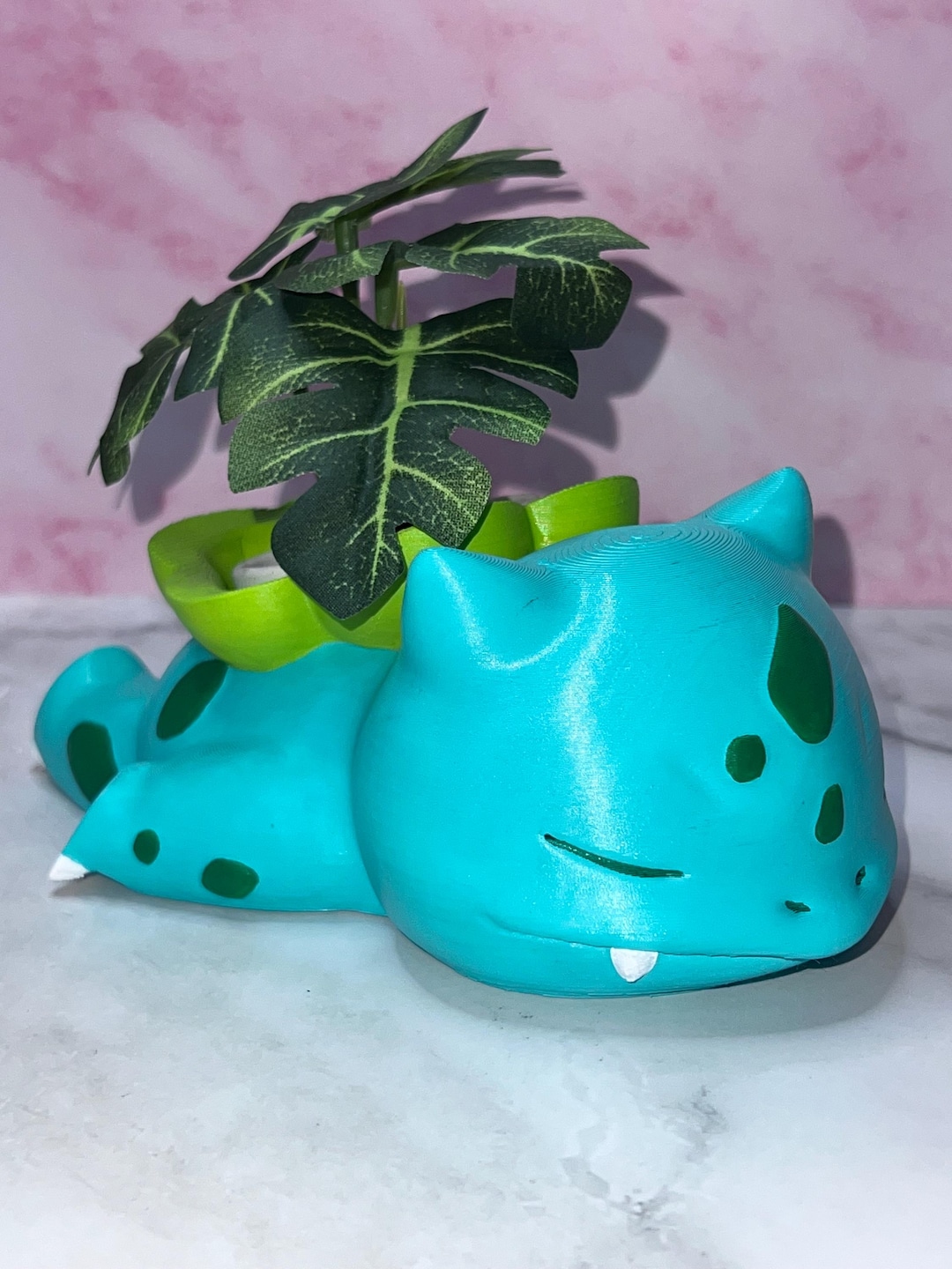Bulbasaur Pokemon Flower Succulent Pot Planter 3D Printed Hand Painted ...