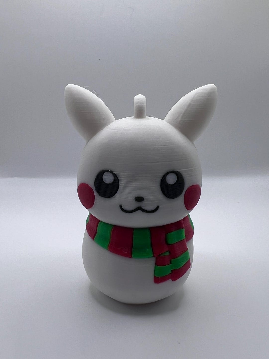 Pikachu Snowman Pokemon Holiday Christmas Ornament 3D Printed WYSIWYG ...