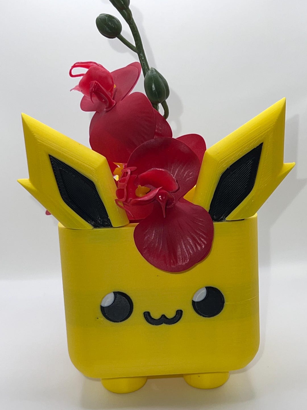 Jolteon Cube Pokemon Flower Succulent Pot Planter 3D Printed Multicolor ...