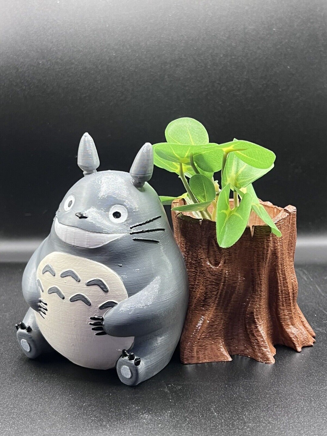 Totoro Ghibli Flower Succulent Pot Planter 3D Printed Hand Painted ...