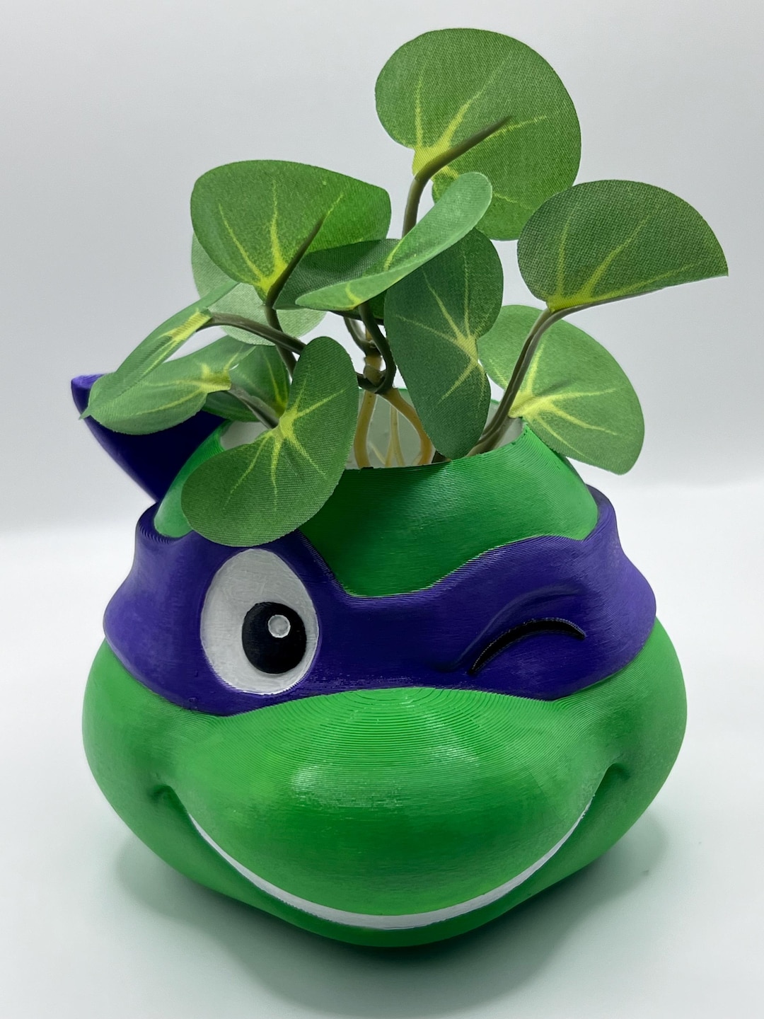 TMNT Donatello Ninja Turtles Flower Pot Planter 3D Printed Hand Painted ...