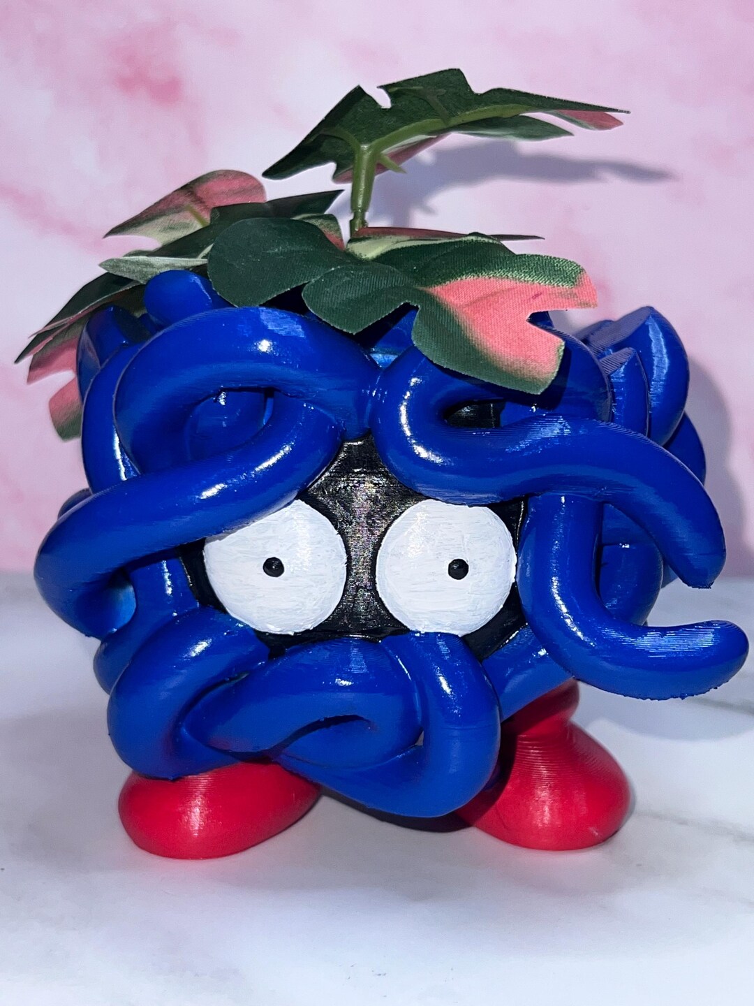 Tangela Pokemon Flower Pot Planter Pencil Cup 3D Printed Hand Painted ...