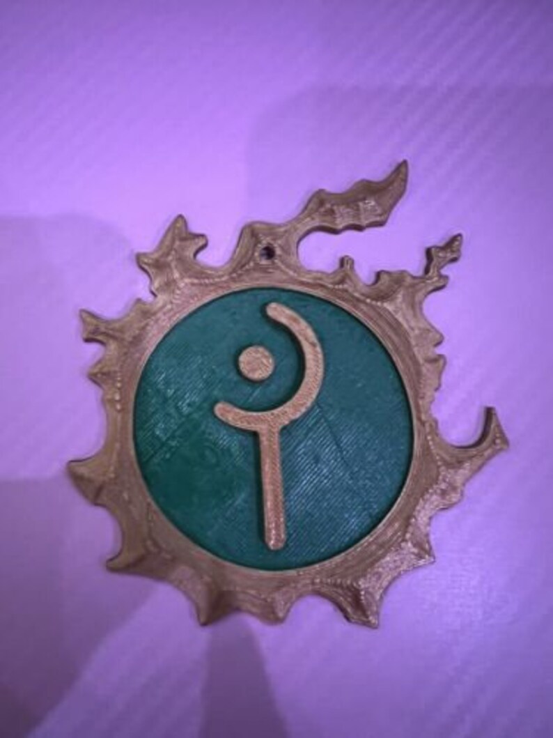 Final Fantasy XIV White Mage WHM Dalamud Meteor Job Icon 3D - Etsy