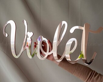 Gold Mirror Sign | Etsy