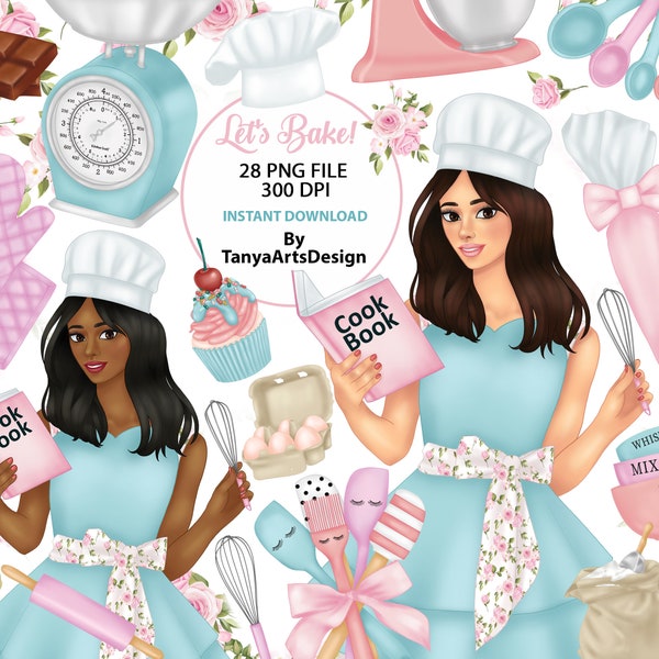 Baking Clipart - Etsy