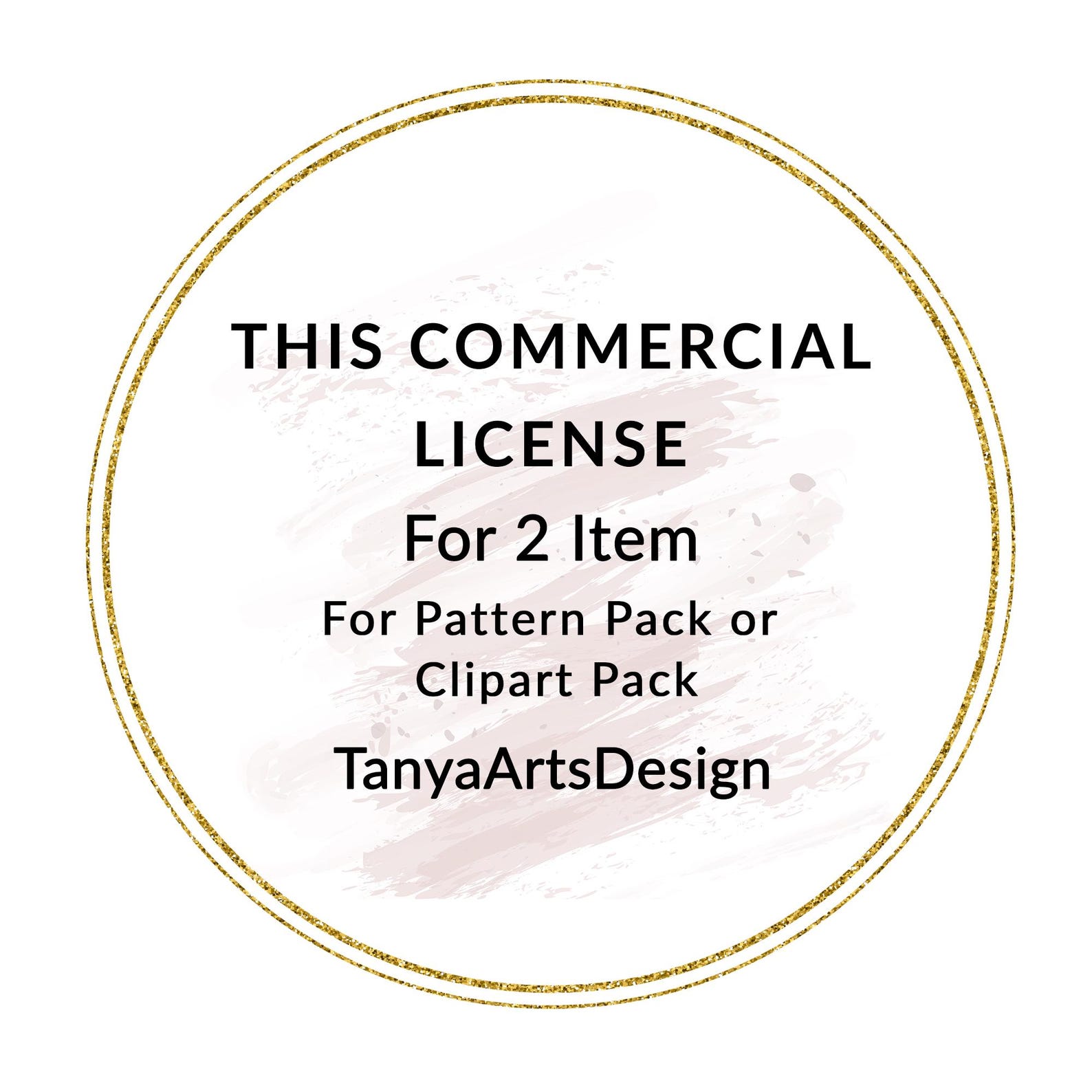 Two Basic Commercial Licenses - Clip Art & Digital Paper Packs - Etsy