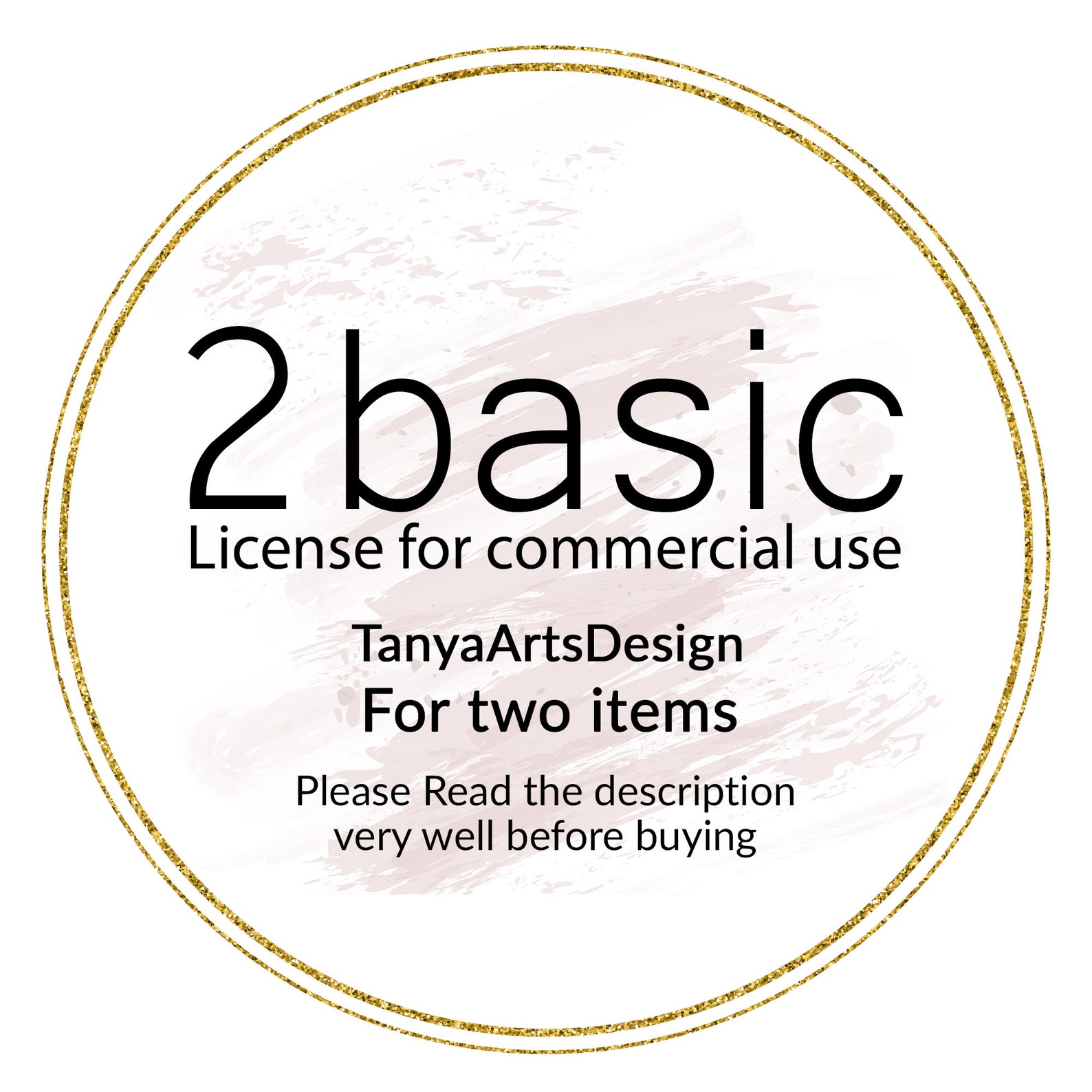 Two Basic Commercial Licenses - Clip Art & Digital Paper Packs - Etsy