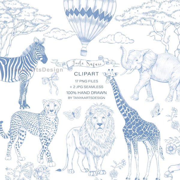 Dior Safari Clipart - Etsy UK