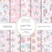 Unicorn Digital Paper Rainbow Seamless Patterns Unicorn Head | Etsy