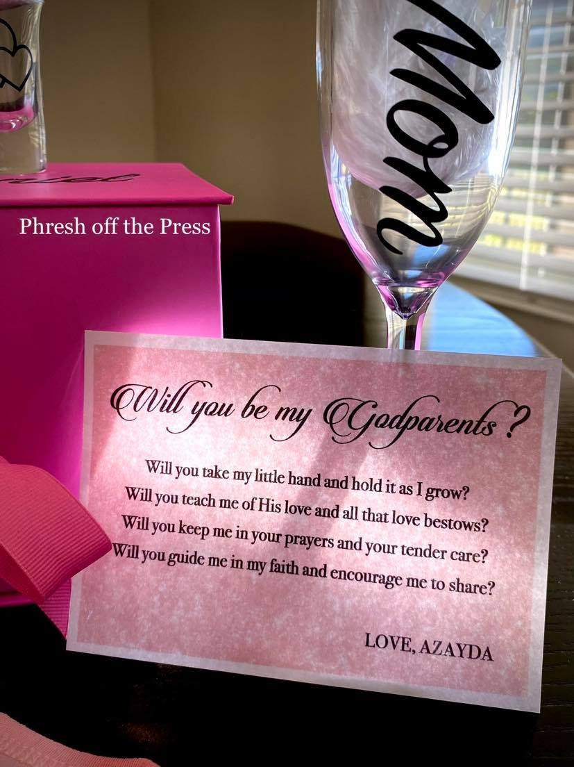 Custom God Parents Proposal Box Proposal Box Proposal Set - Etsy