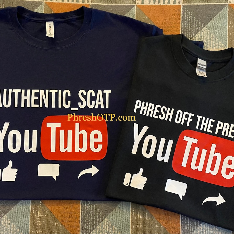 Youtube Shirt - Etsy