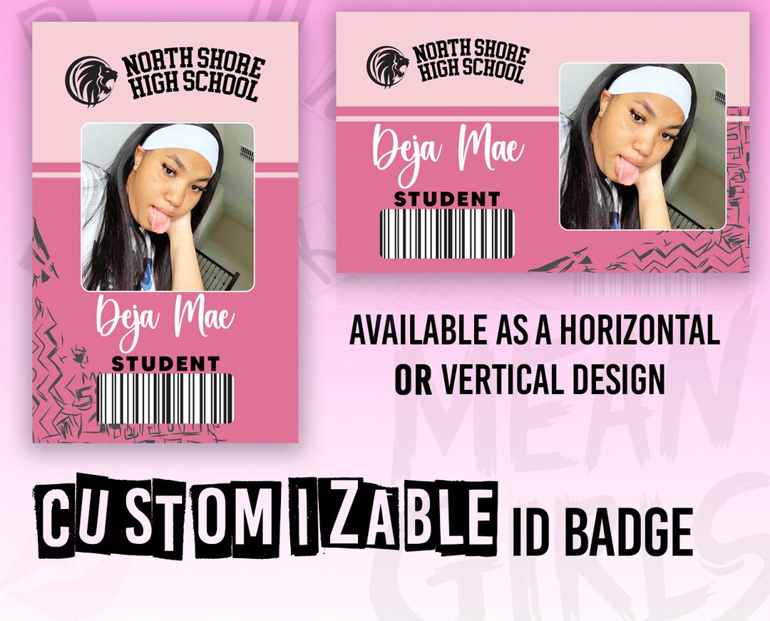 Mean Girls Inspired Badge Reel | Student Badge Cosplay | North Shore ...