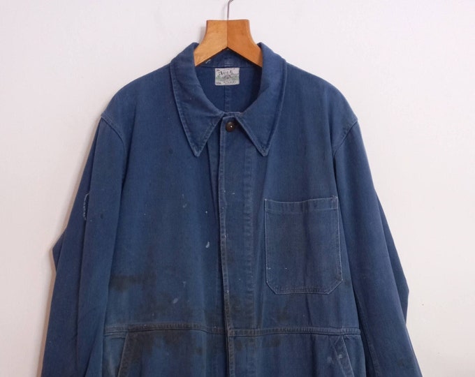 Vintage British Overalls Vole Brand 1930s 1940s WW2 Era Workwear Rigmel ...