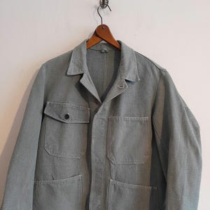 Vintage Salt and Pepper Work Jacket - Etsy Vintage Salt and Pepper Work Jacket - Etsy