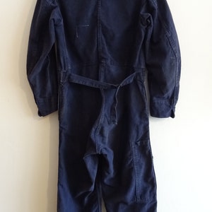 Vintage 1940s Coveralls WW2 British Royal Navy Indigo Workwear Boiler ...
