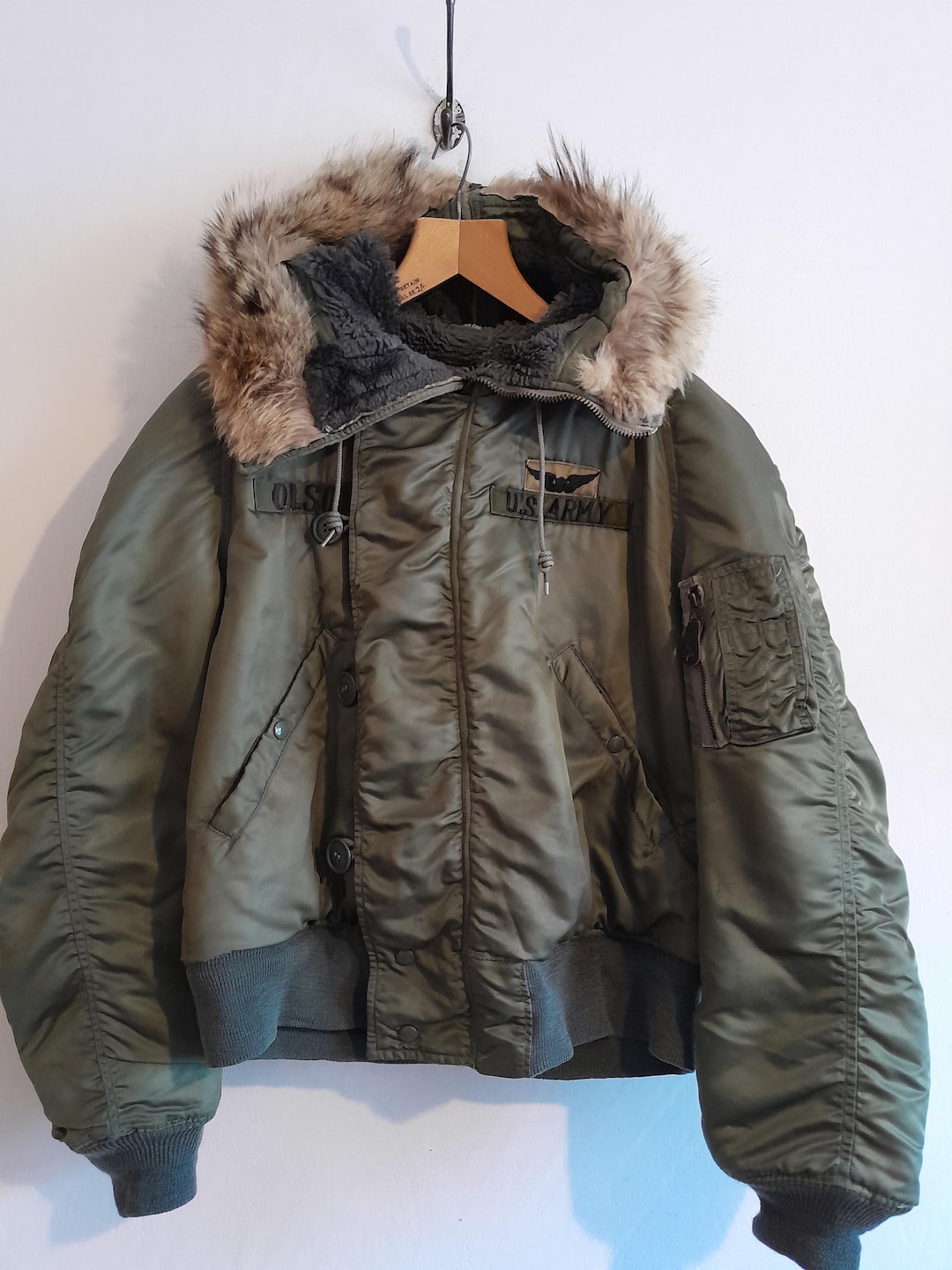 Vintage N2B Parka Flight Jacket Alpha Industries Vietnam Era 1971 70s USAF US Army Large - Etsy