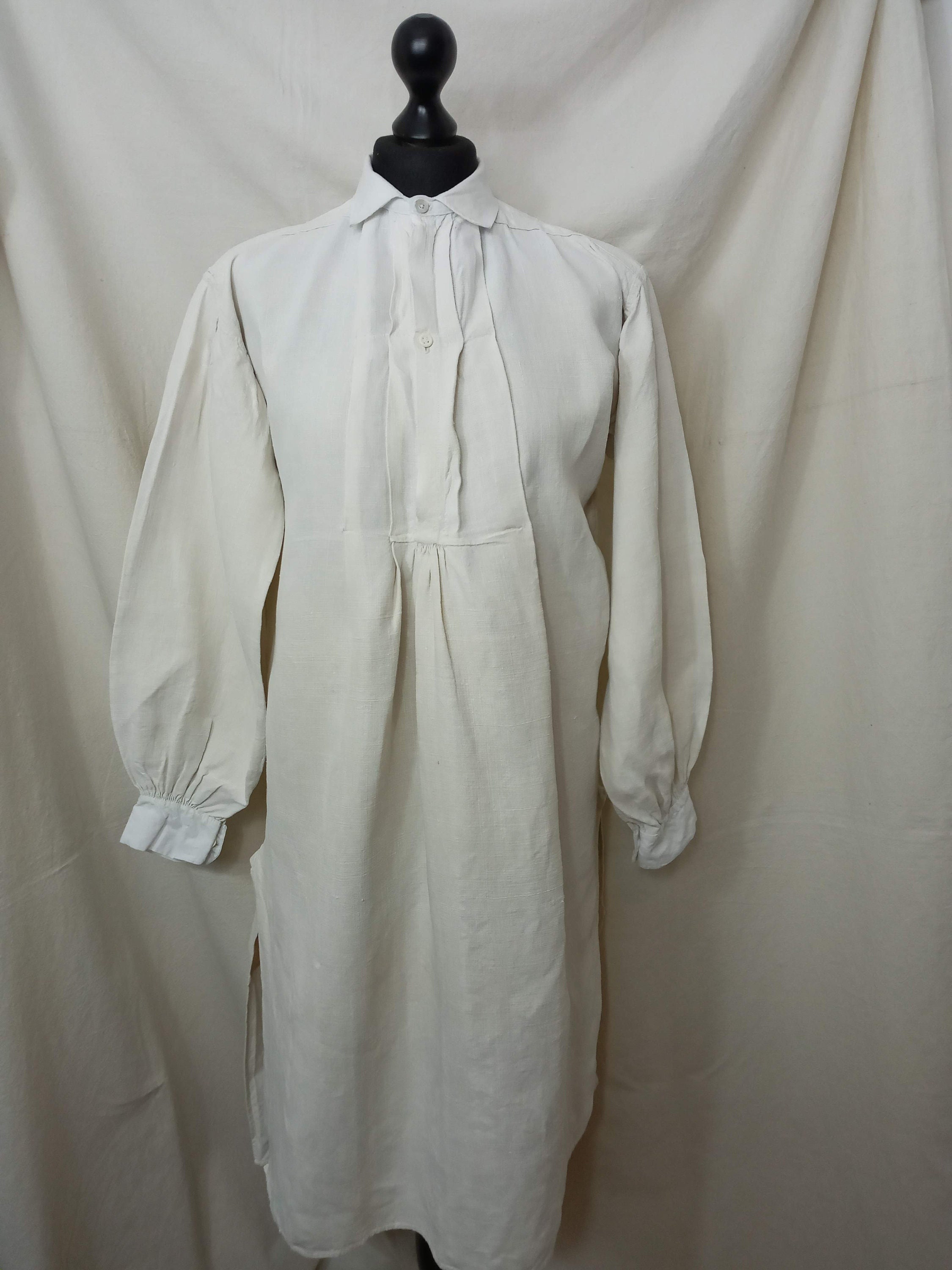 Vintage Antique French Smock 1900s 1920s Linen Hemp Cotton | Etsy