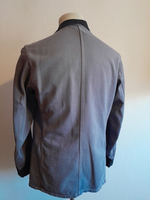 Vintage chore jacket British Railway drivers workwear… - Gem