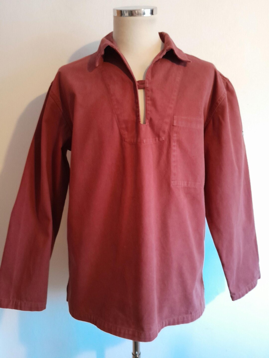 Vintage French Chore Smock Workwear Vareuse Captain Corsaire Sailing ...