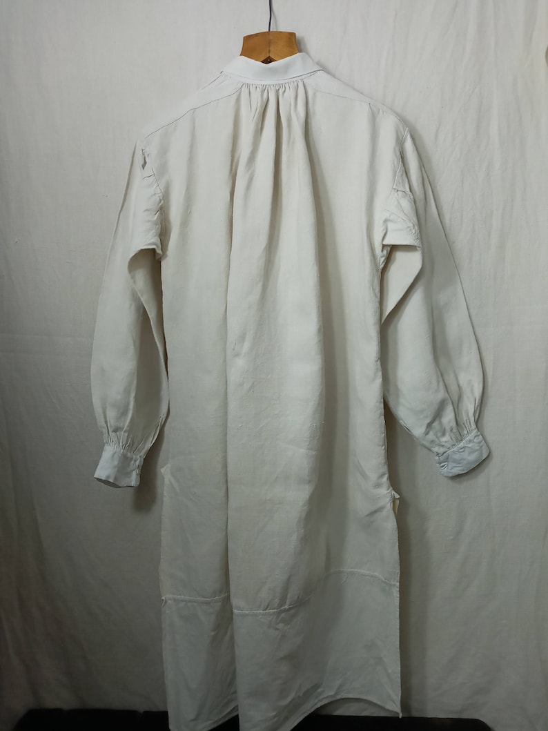 Vintage Antique French Smock 1900s 1920s Linen Hemp Cotton | Etsy