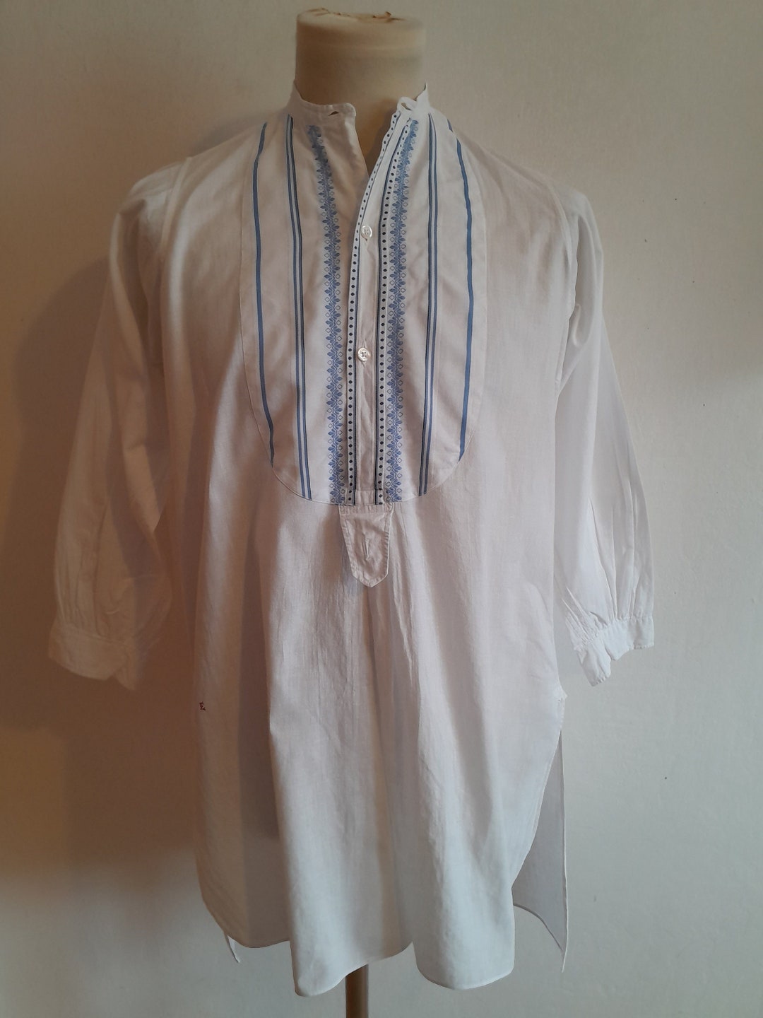 Vintage French Smock Shirt 1920s 20s Workwear Chore Work Antique ...